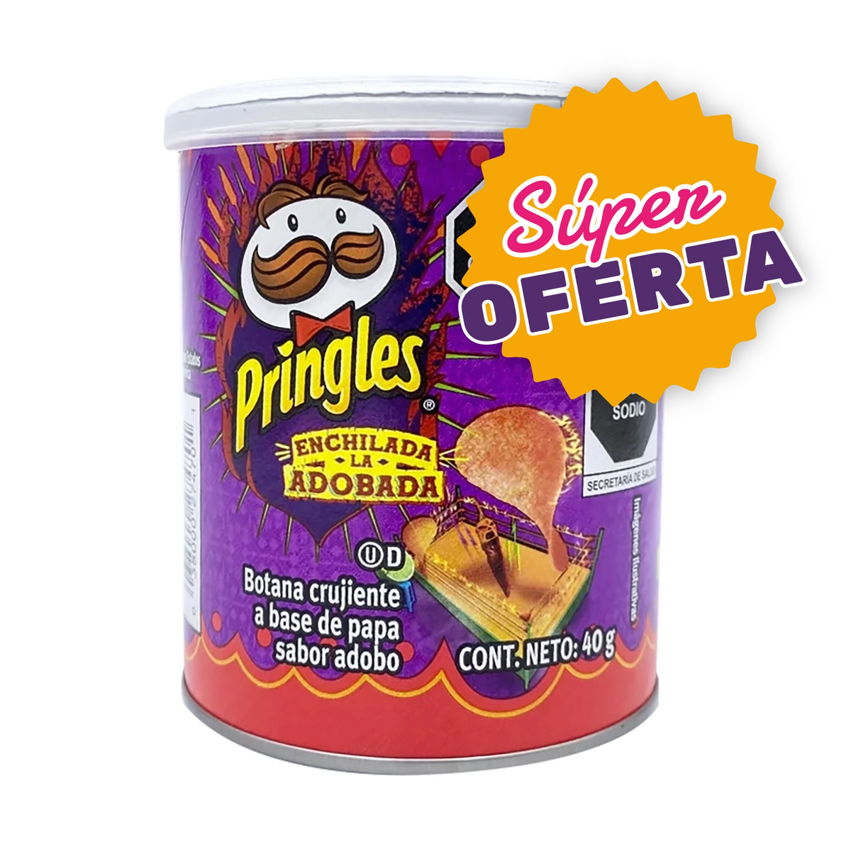Botana Papas Pringles 40 g Adobadas | Súper La Violeta – Súper La Violeta