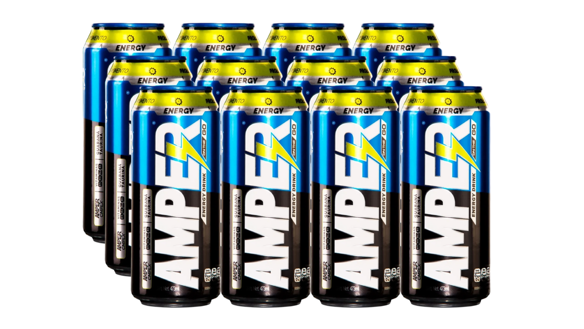 Bebida Amper Energy 473ml Paquete de 12 pzas | Súper La Violeta – Súper ...