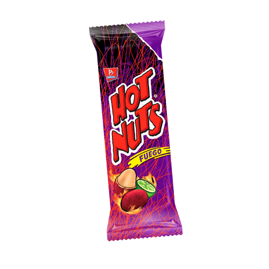 BOTANA CACAHUATE HOT NUTS 82GR FUEGO – Súper La Violeta