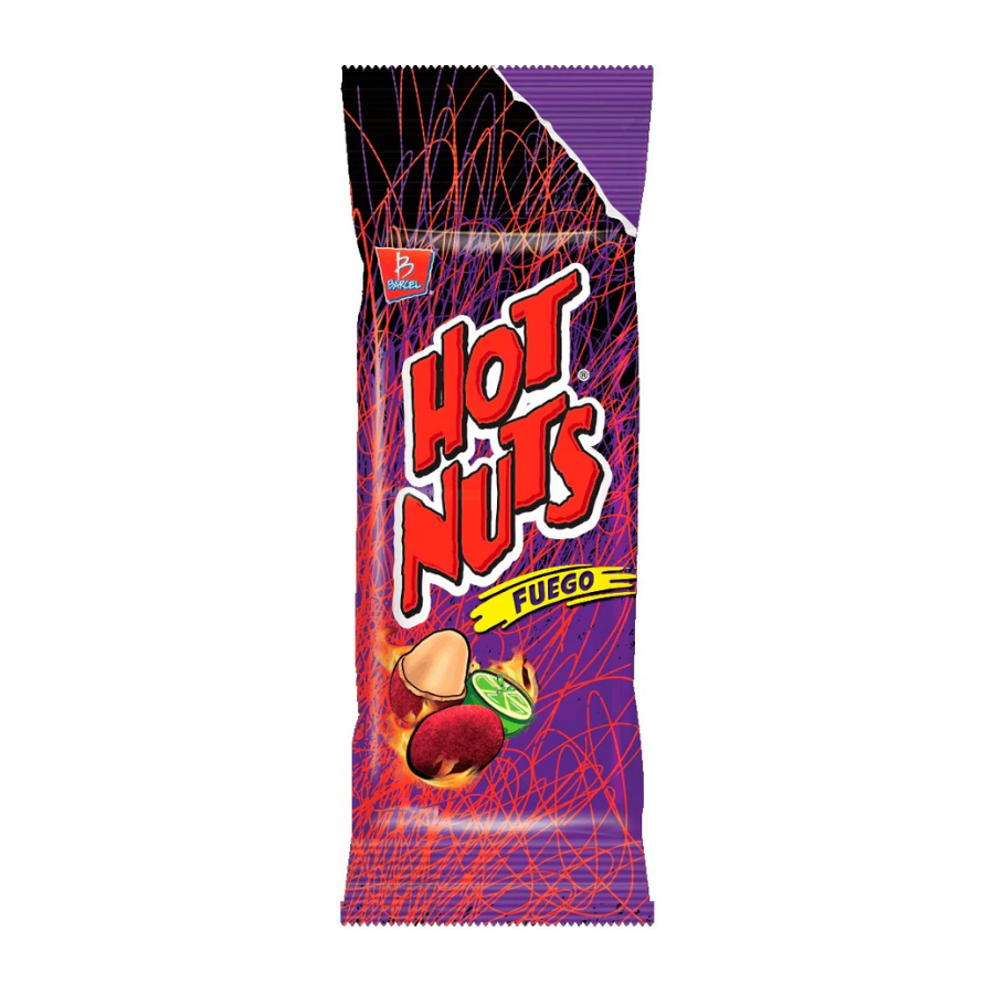 BOTANA CACAHUATE HOT NUTS 125GR FUEGO – Súper La Violeta