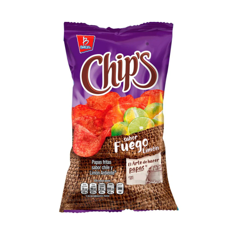 BOTANA CHIPS 62GR FUEGO – Súper La Violeta