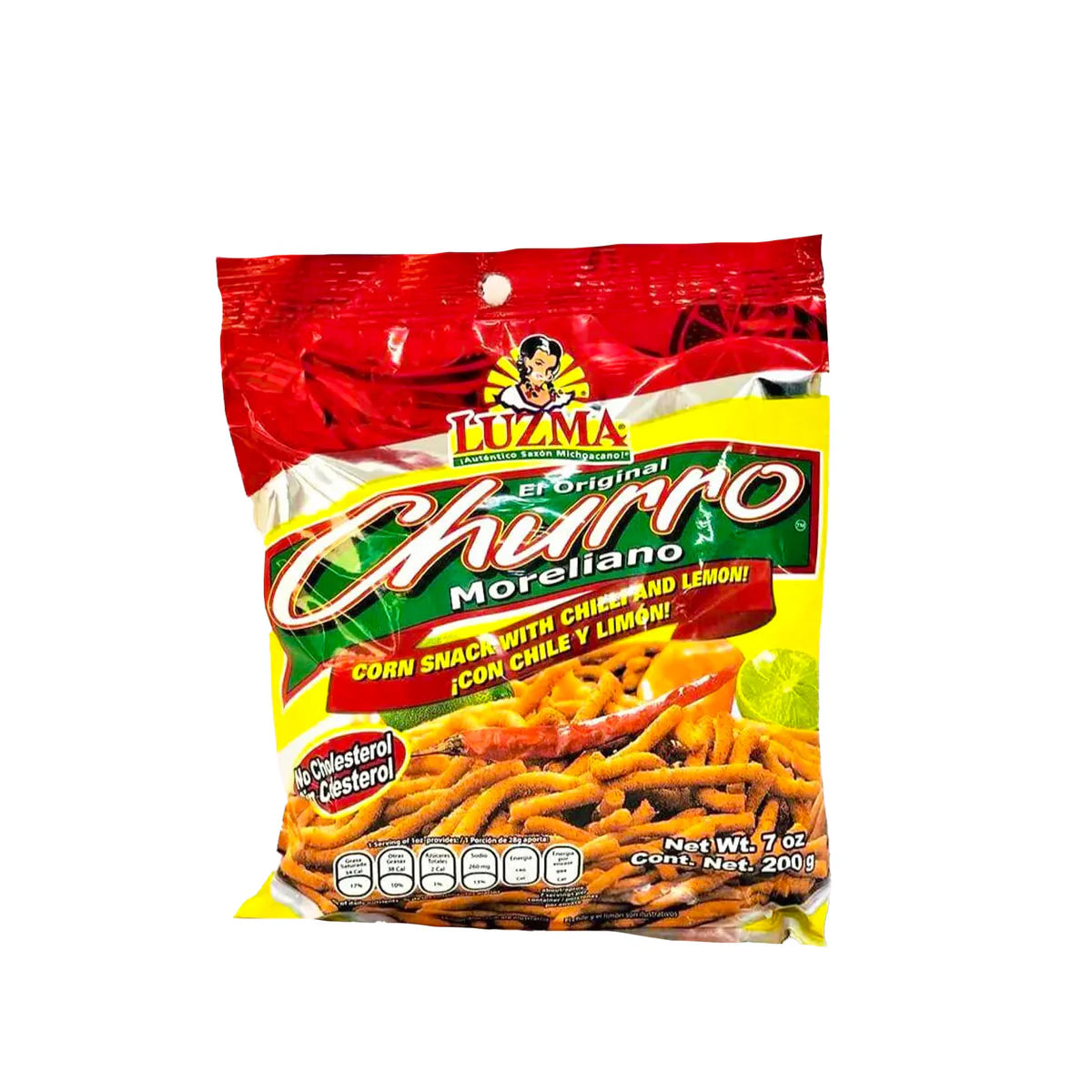 Botana Churro Luzma Chile/Limón 200gr – Súper La Violeta