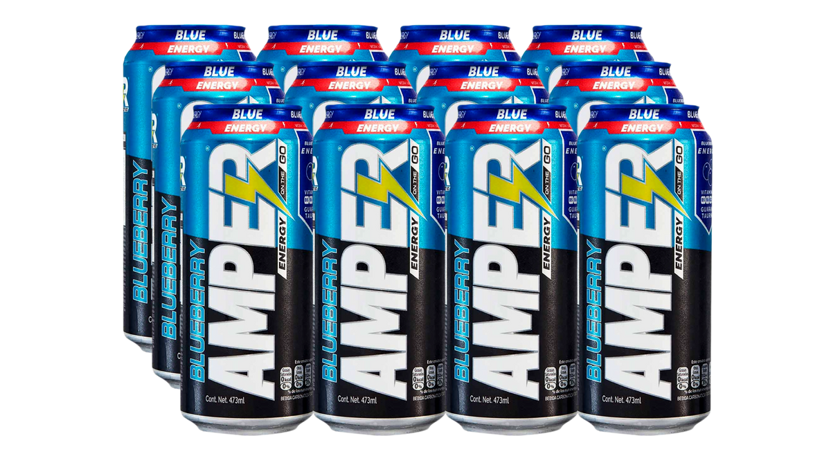 Bebida Amper Blue 473ml Paquete de 12 pzas | Súper La Violeta – Súper ...