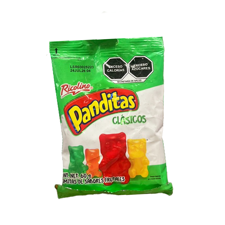 DULCE GOMA PANDITAS RICOLINO 60GR CLASICOS – Súper La Violeta