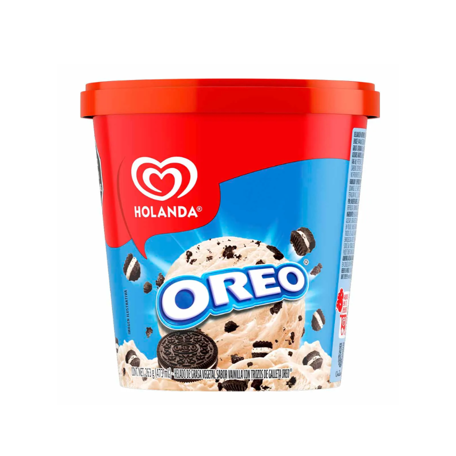 HELADO HOLANDA CREMISSIMO 473ML OREO – Súper La Violeta