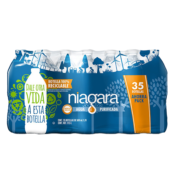 AGUA NIAGARA 500ML PAQ 35U – Súper La Violeta