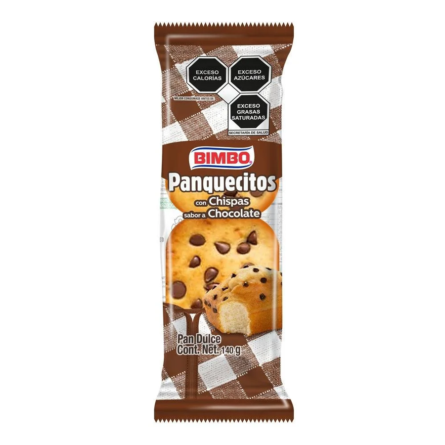PAN BIMBO PANQUECITOS 140GR CHI/CHO – Súper La Violeta