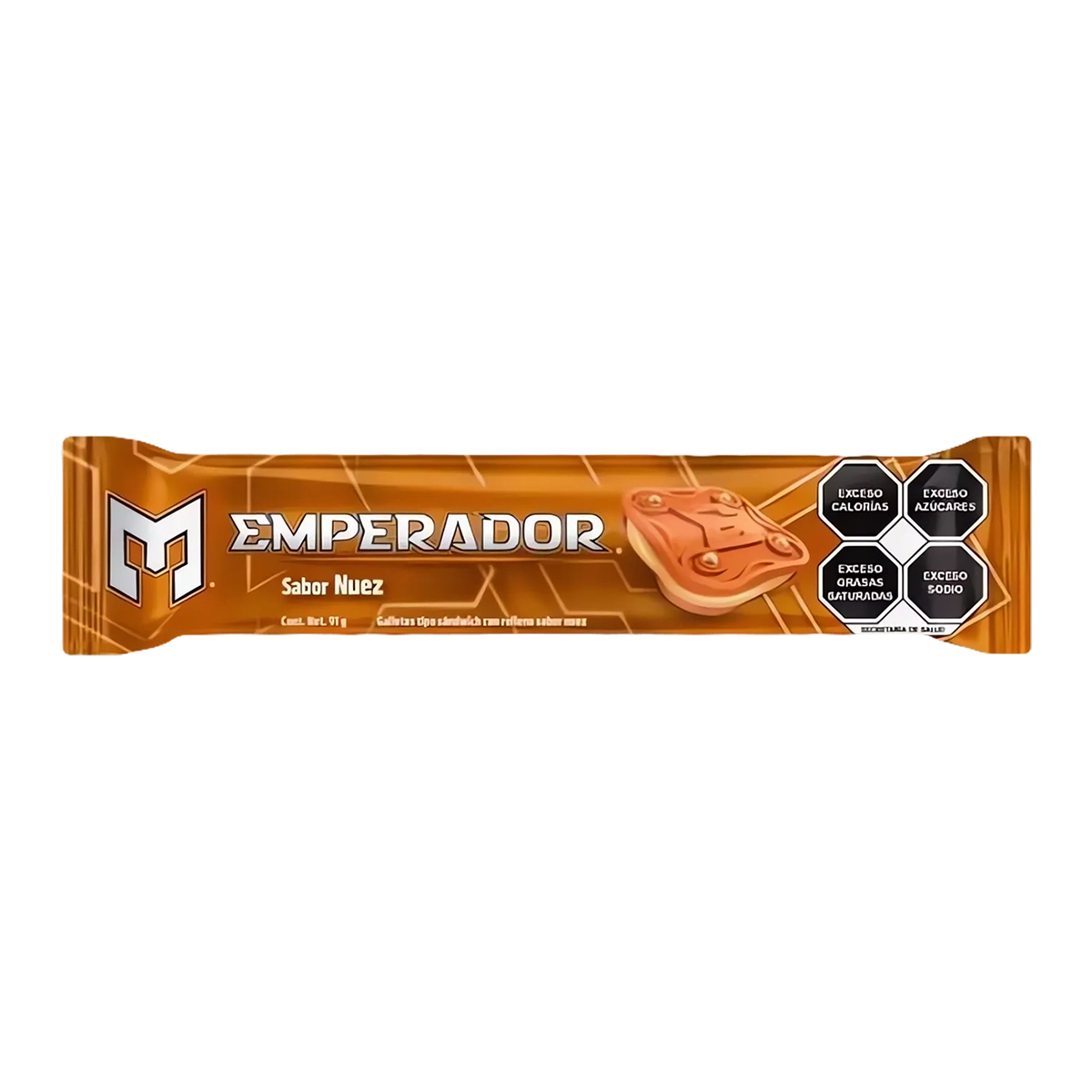 Galleta Emperador 91 gr. Nuez – Súper La Violeta