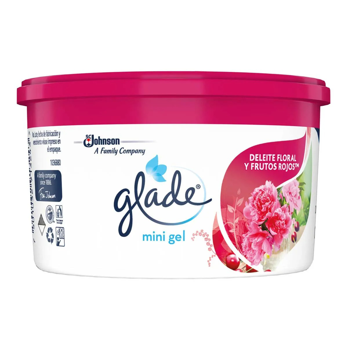Aromatizante Glade Mini Gel Deleite Floral y Frutos Rojos 70g | Súper ...