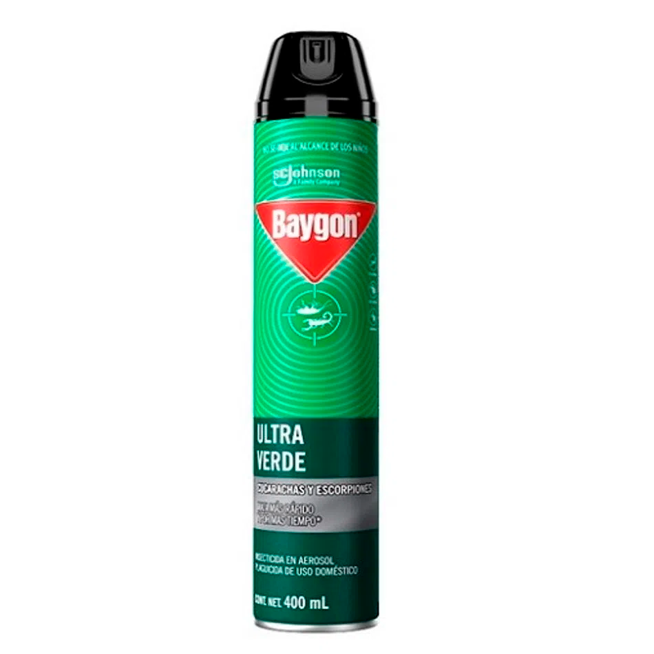 Baygon Ultra Verde Aerosol Ultra 400 ml | Súper La Violeta – Súper La ...