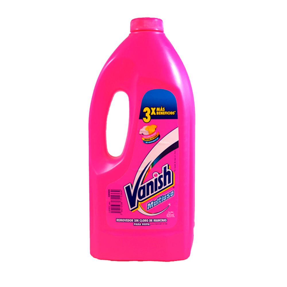 Limpiador Vanish Removedor de Manchas 420 ml Rosa – Súper La Violeta