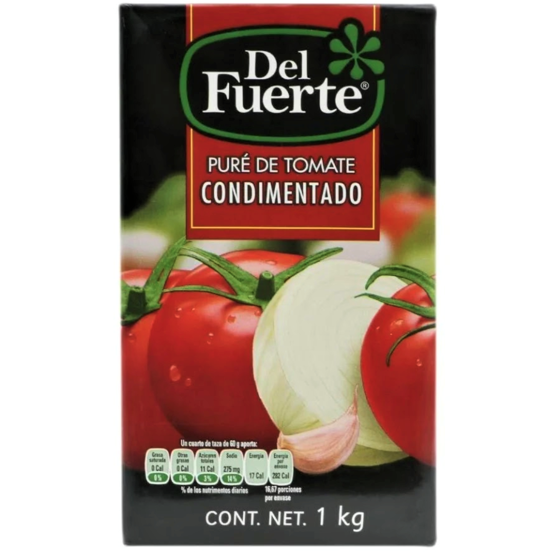 Puré de Tomate Del Fuerte 1 KG – Súper La Violeta