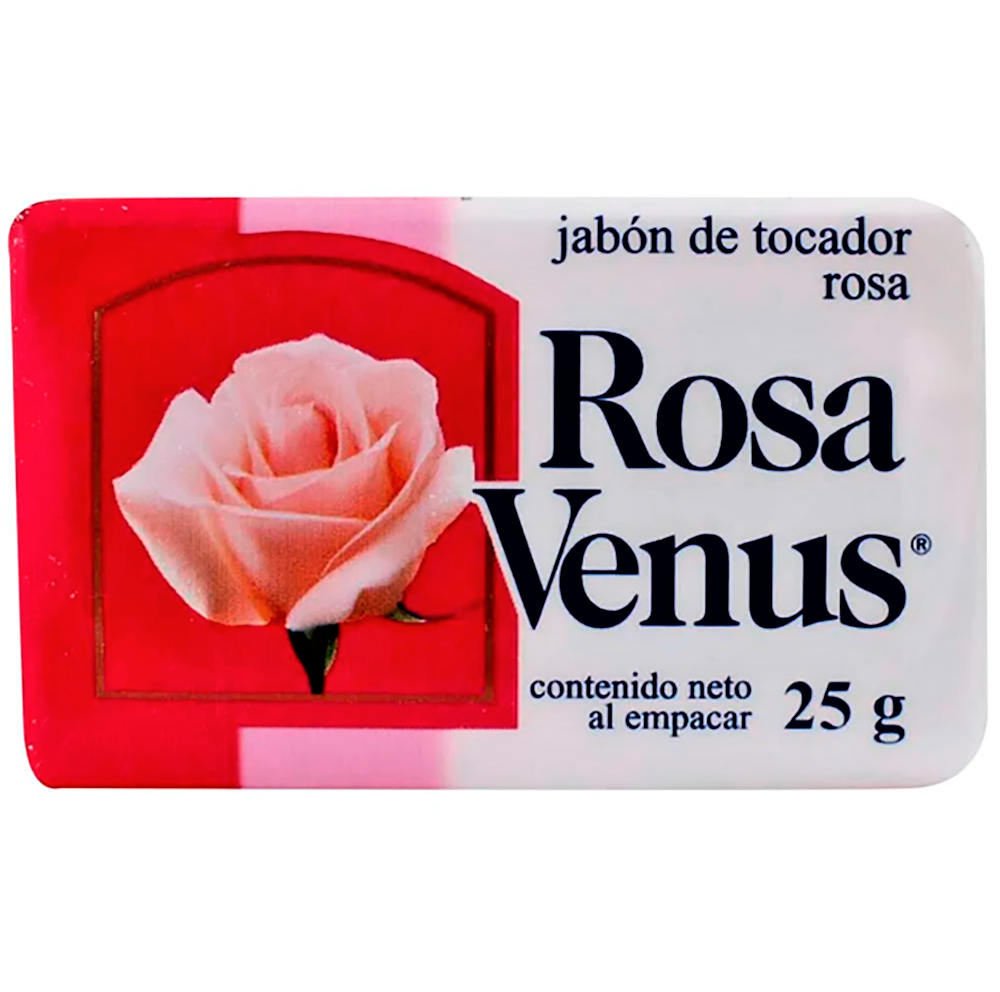 Jabón de Tocador Rosa Venus Rosa 25 gr. – Súper La Violeta