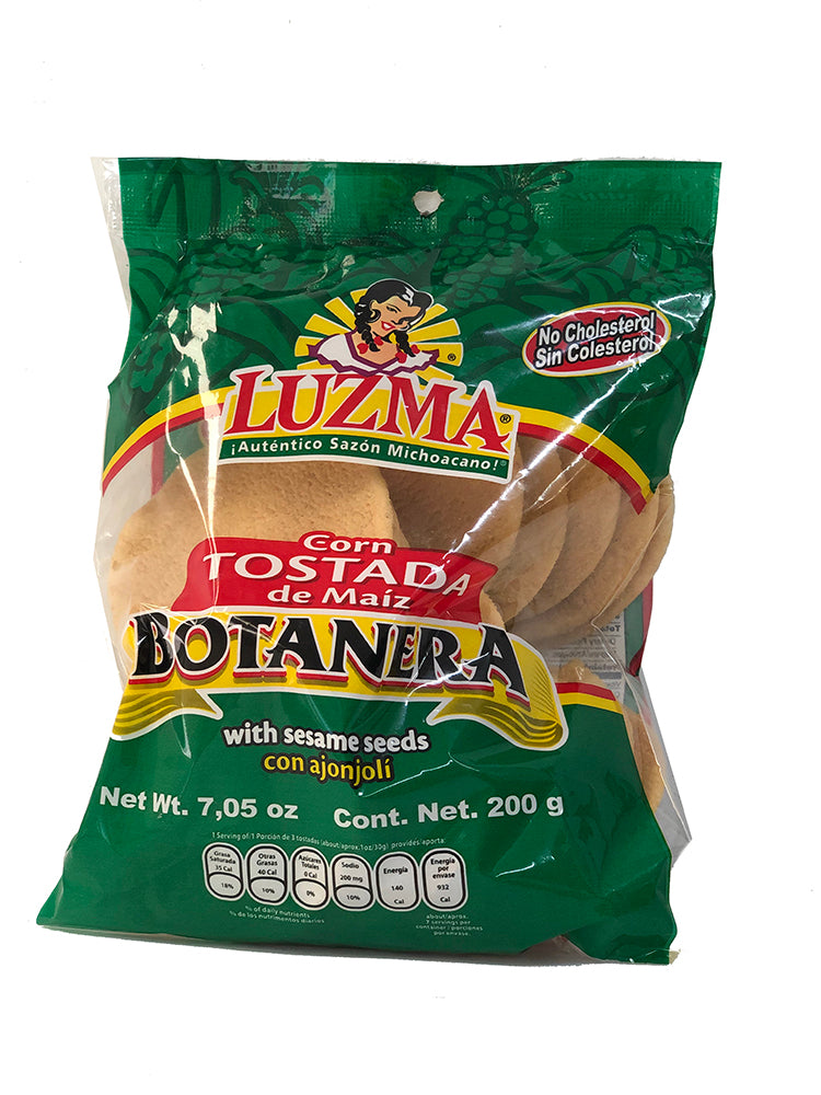 Tostada Luzma Botanera Paq. 20 U – Súper La Violeta