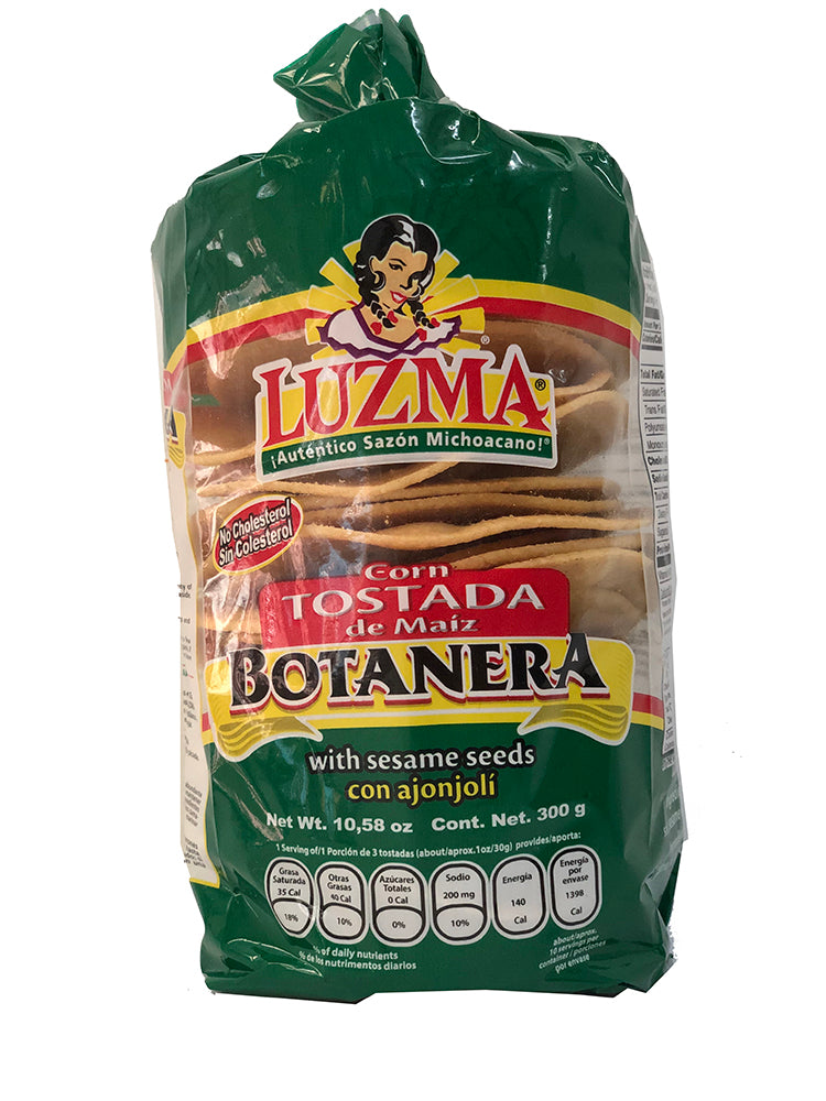 Tostada Luzma Botanera Paq. 30 U – Súper La Violeta